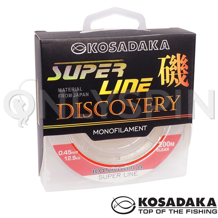 Леска Kosadaka Super Line Discovery 200m прозрачный 0.30mm 7.1kg - купить в Москве в интернет ...